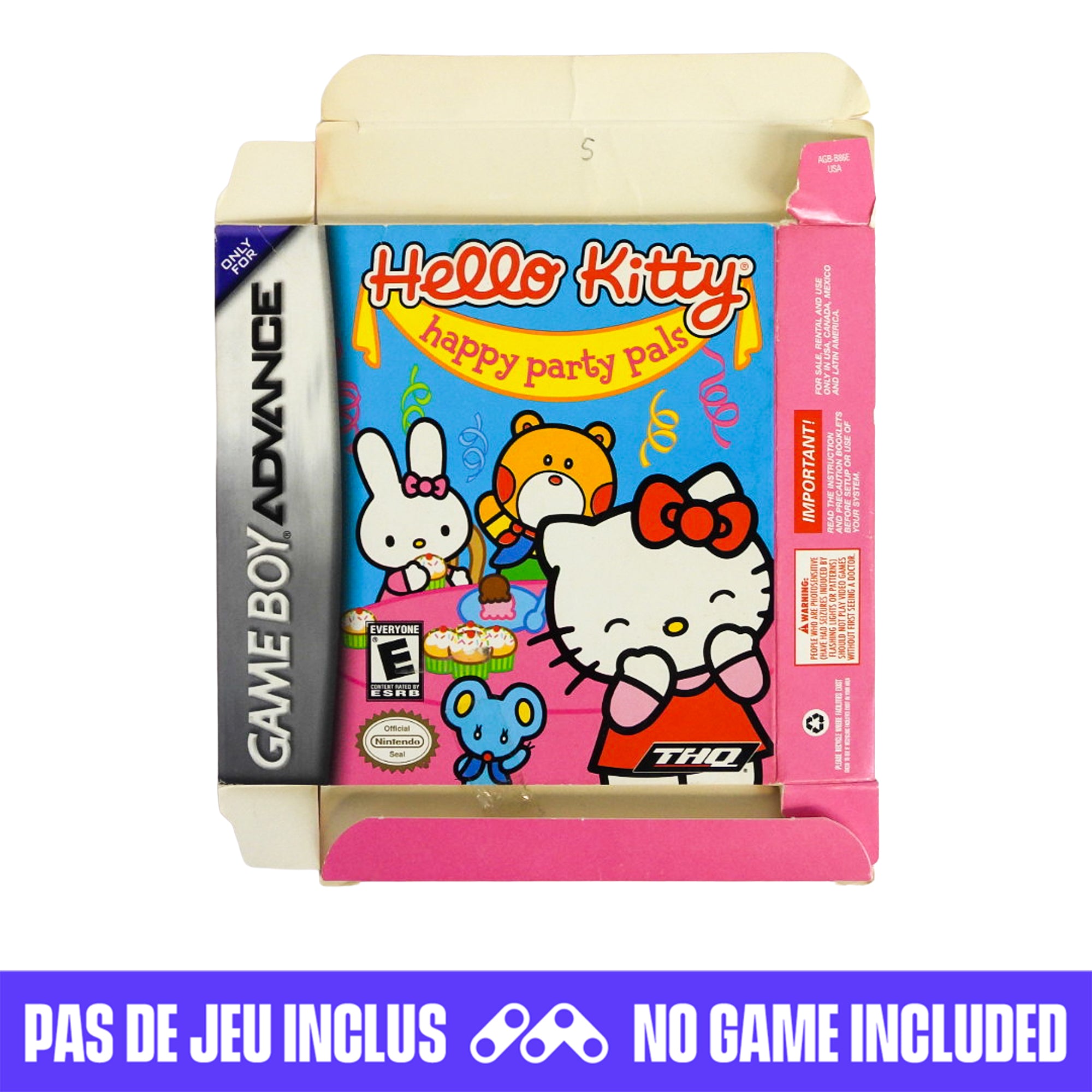 Hello Kitty Happy Party Pals [Box] (Nintendo Game Boy Advance / GBA ...