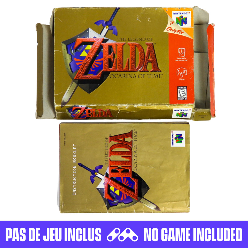 Zelda Ocarina Of Time [Box] (Nintendo 64 / N64) – Retro MTL
