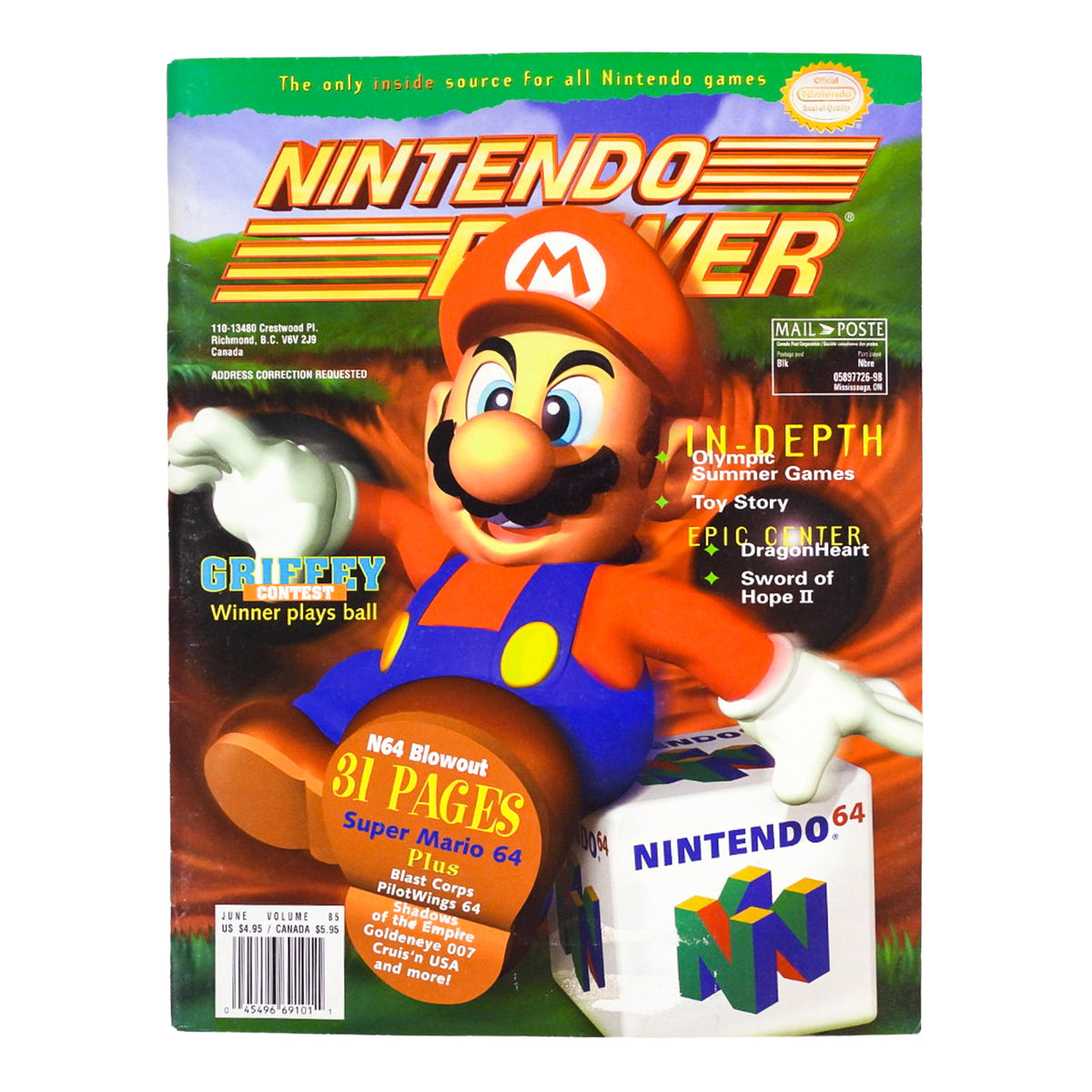 Super Mario 64 [Volume 85] [Nintendo Power] (Magazines) – Retro MTL