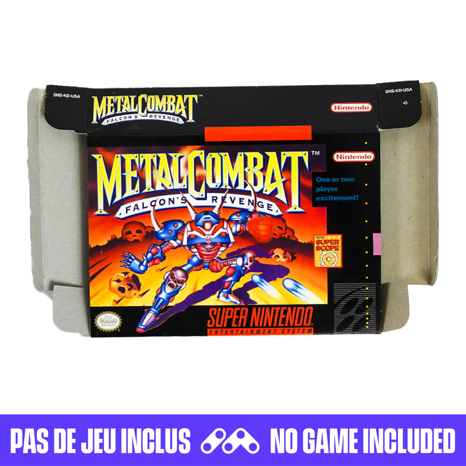 Metal Combat [Box] (Super Nintendo / SNES) – Retro MTL