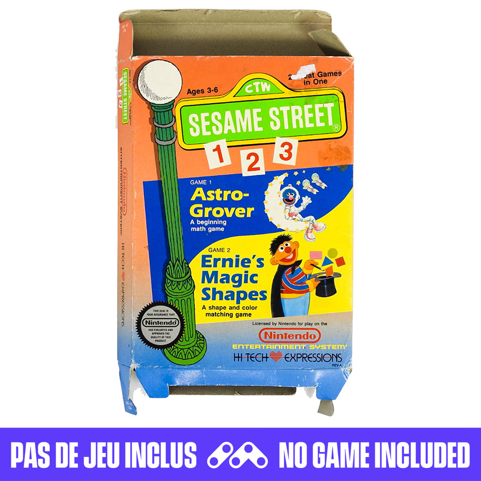 Sesame Street 123 [Box] (Nintendo / NES) – Retro MTL