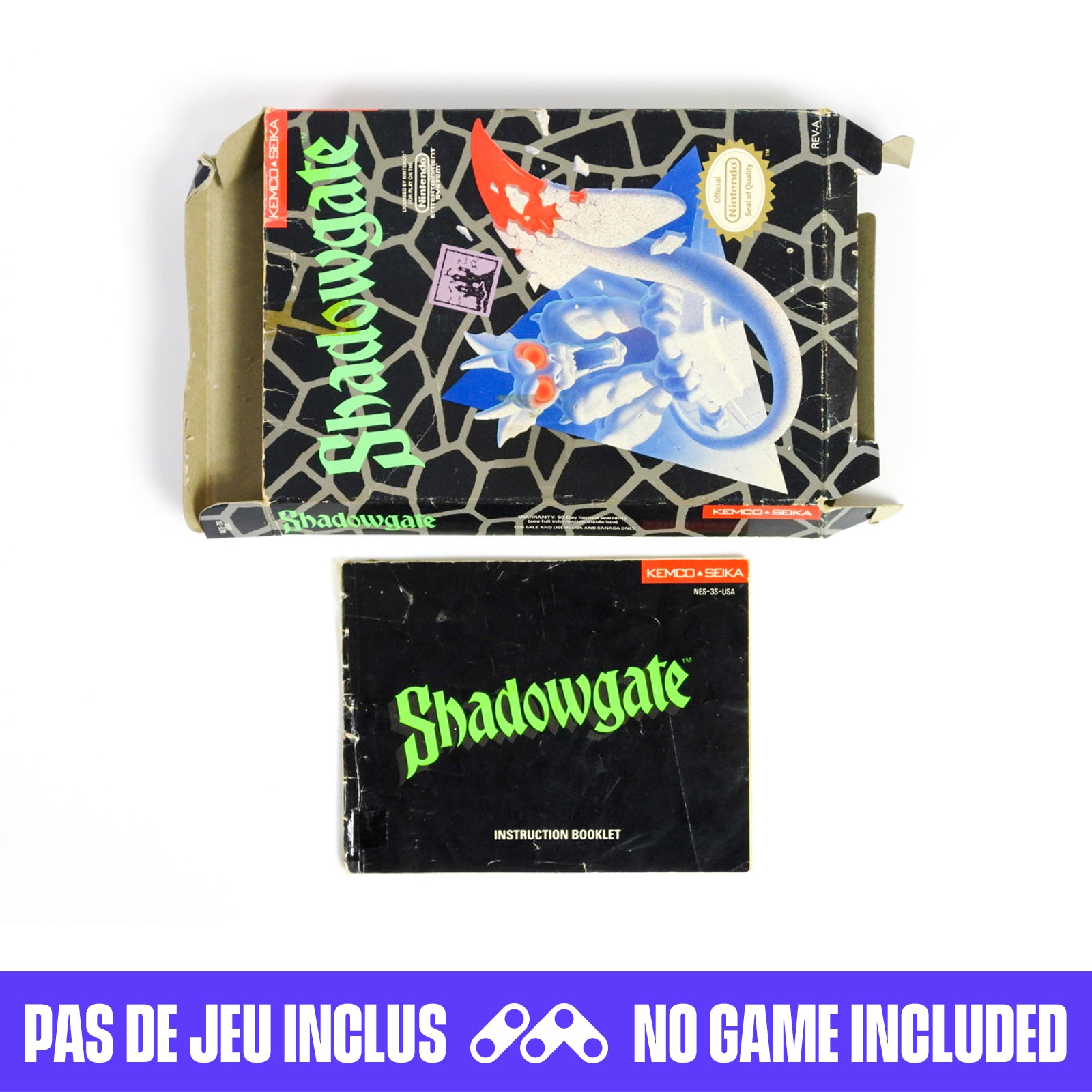 Shadowgate [Box] (Nintendo / NES) – RetroMTL
