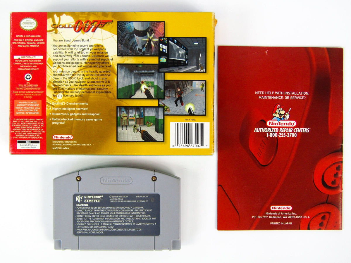 007 GoldenEye (Nintendo 64 / N64) – RetroMTL