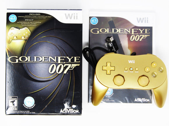007 GoldenEye with Gold Controller (Nintendo Wii) – RetroMTL