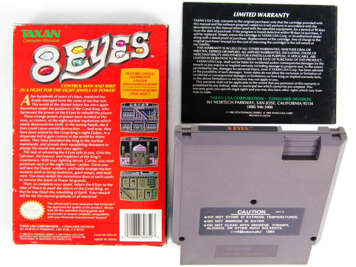 8 Eyes (Nintendo / NES) – Retro MTL