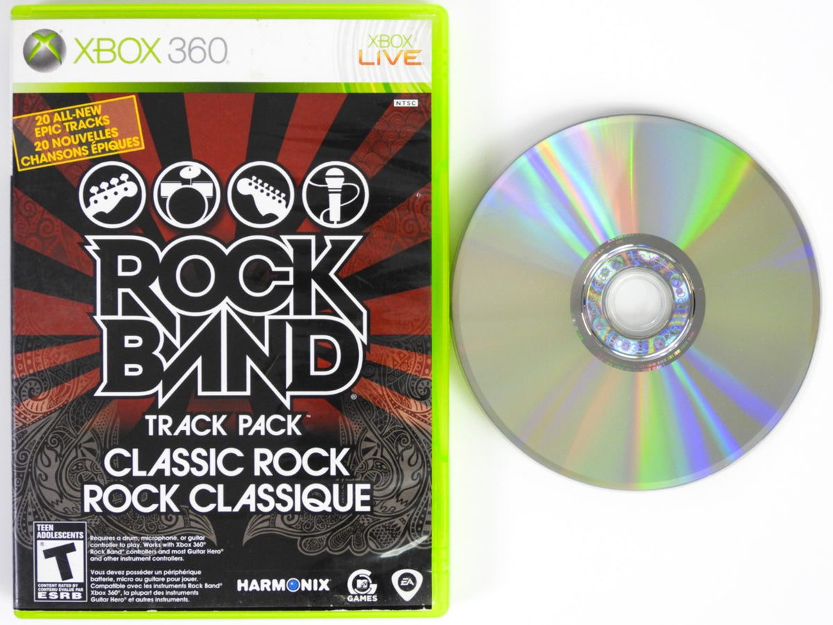 Rock Band Track Pack: Classic Rock (Xbox 360) – Retro MTL