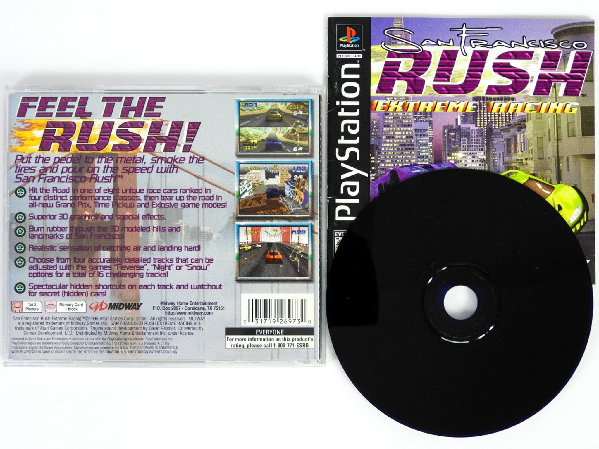 San Francisco Rush (PlayStation / PS1) – Retro MTL