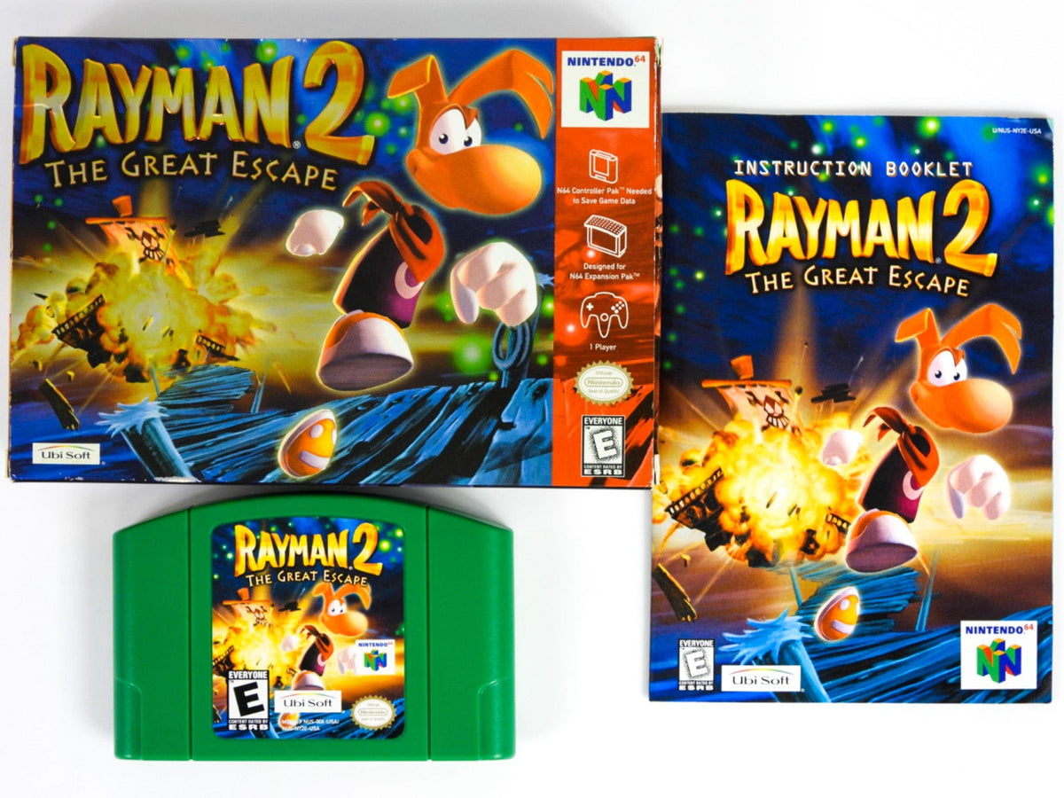 Rayman 2 The Great Escape [Metallic Cover] (Nintendo 64 / N64) – RetroMTL
