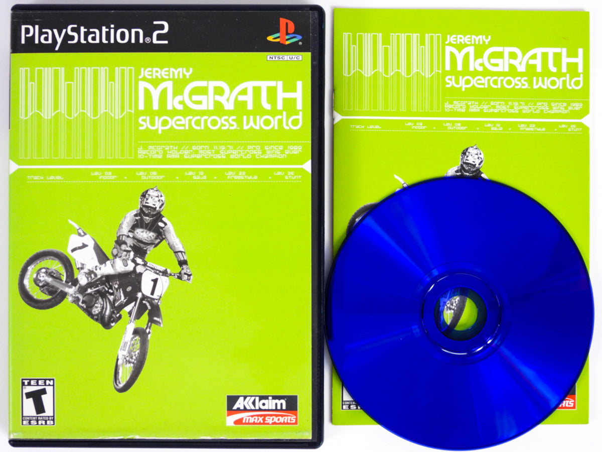Jeremy McGrath Supercross World (Playstation 2 / PS2) – Retro MTL