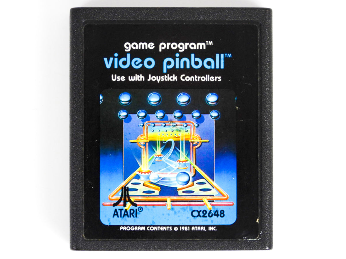 Video Pinball [Picture Label] (Atari 2600) – RetroMTL