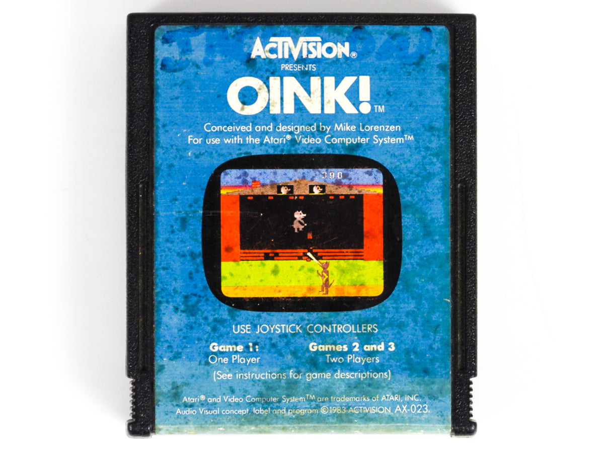 Oink! [Picture Label] (Atari 2600) – RetroMTL