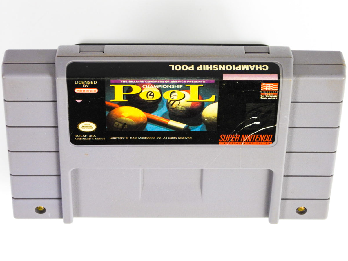 Championship Pool (Super Nintendo / SNES) – RetroMTL