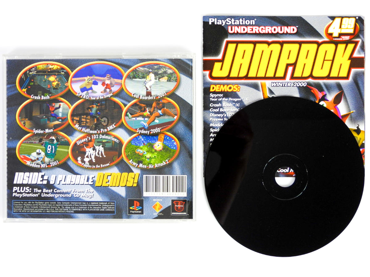 PlayStation Underground Jampack: Winter 2000 (PlayStation / PS1 ...