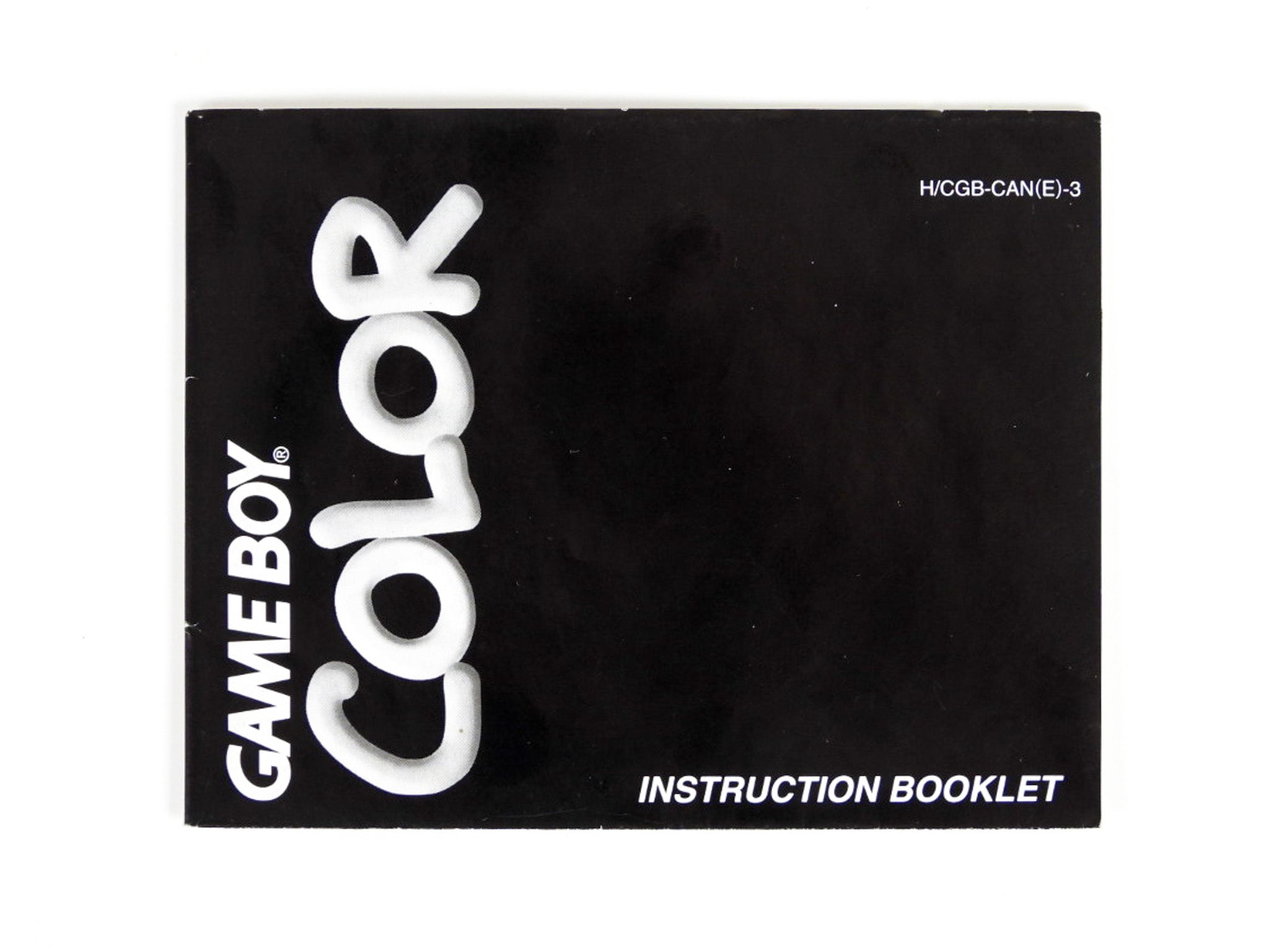 Instruction Booklet [Manual] [CAN Version] (Nintendo Game Boy Color ...