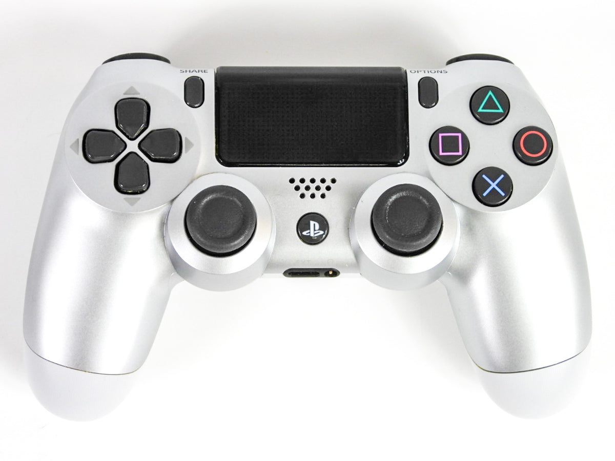 Silver Dualshock 4 Controller (PlayStation 4 / PS4) – Retro MTL