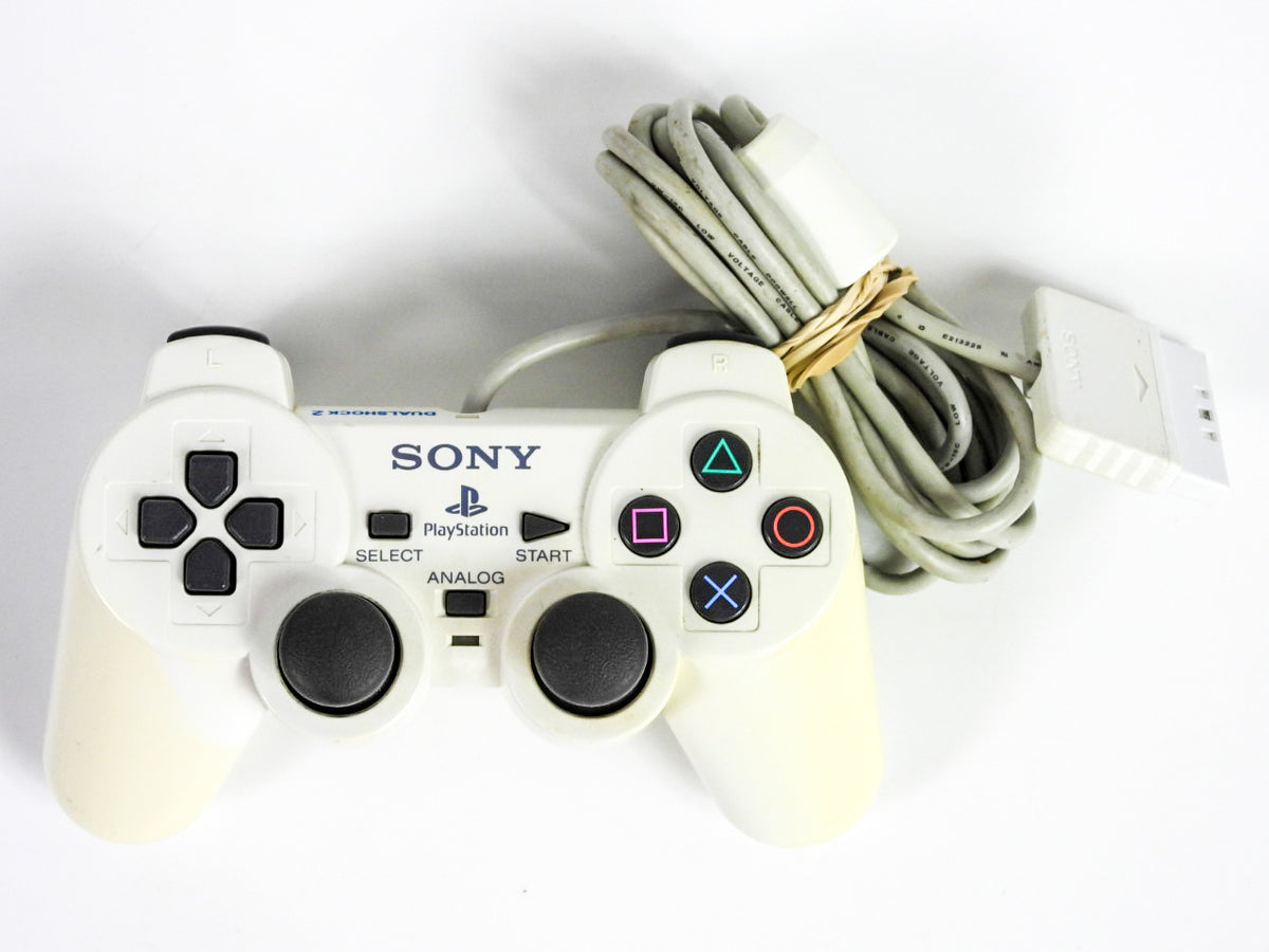 White Dualshock 2 Controller (PlayStation 2 / PS2) – Retro MTL