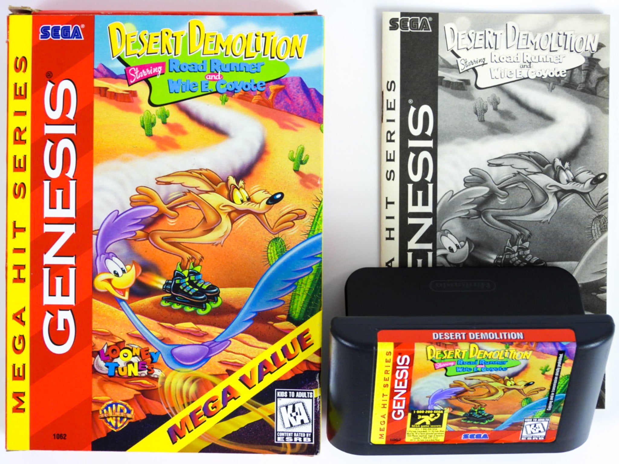 Desert Demolition [Mega Hit Series] [Cardboard Box] (Sega Genesis ...