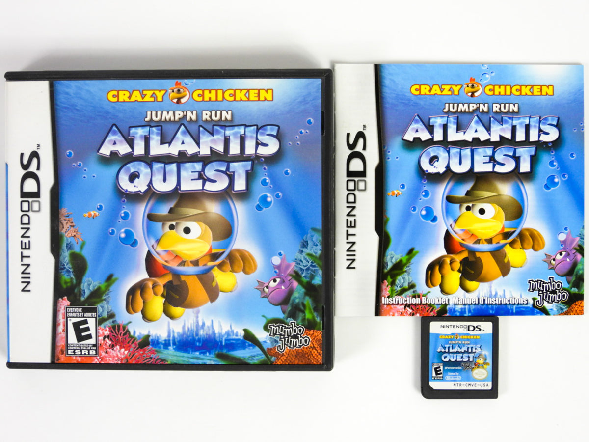 Crazy Chicken: Atlantis Quest (Nintendo DS) – RetroMTL