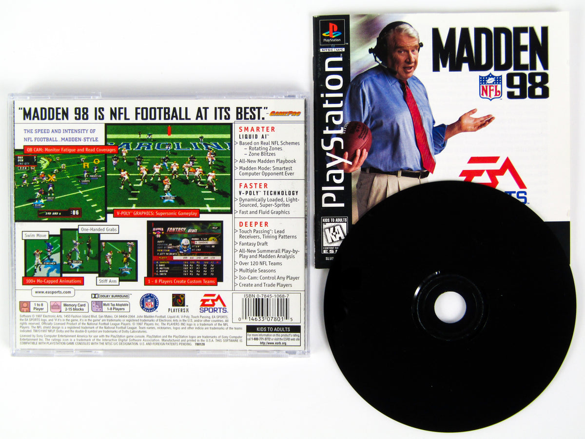 Madden 98 (Playstation / PS1) – RetroMTL