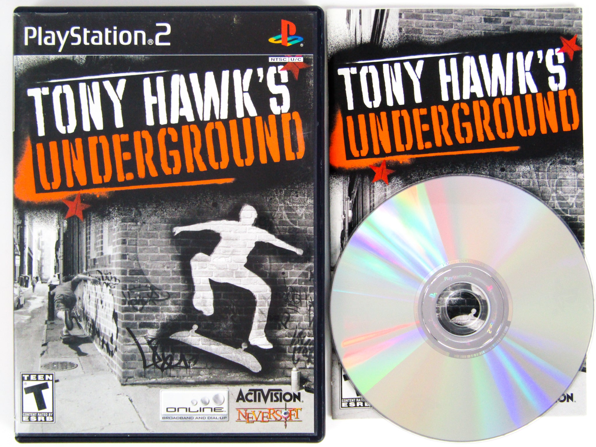 Tony Hawk Underground (PlayStation 2 / PS2) – Retro MTL