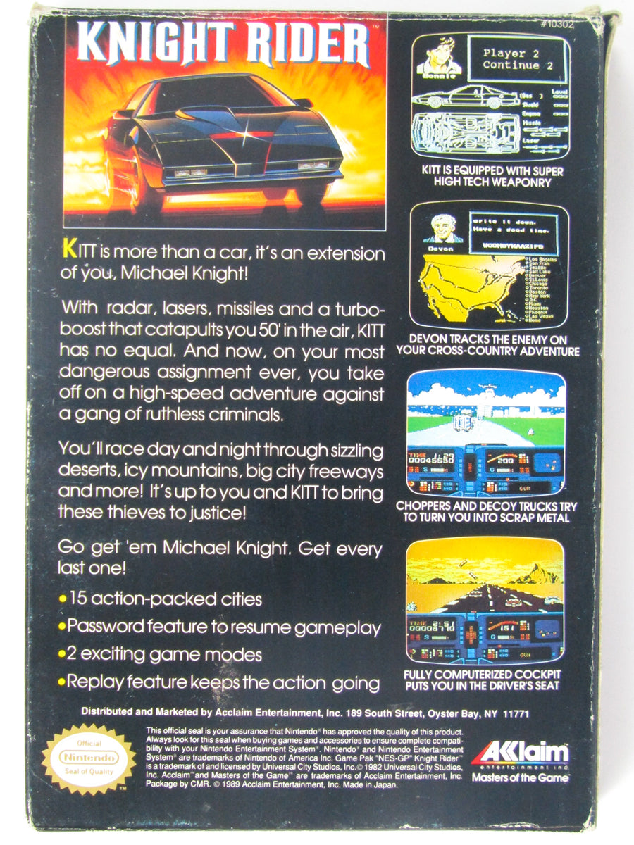 Knight Rider (Nintendo / NES) – Retro MTL
