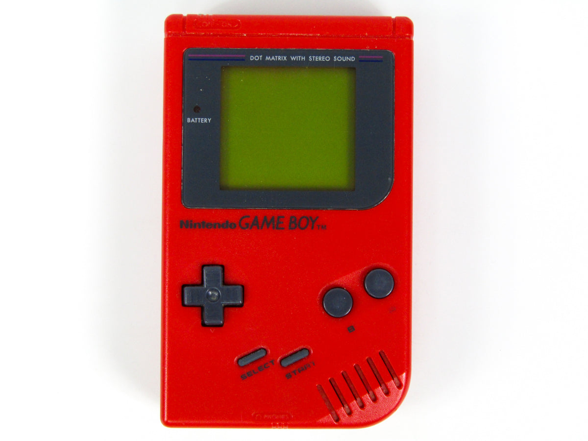 Nintendo Original Game Boy System Red – RetroMTL