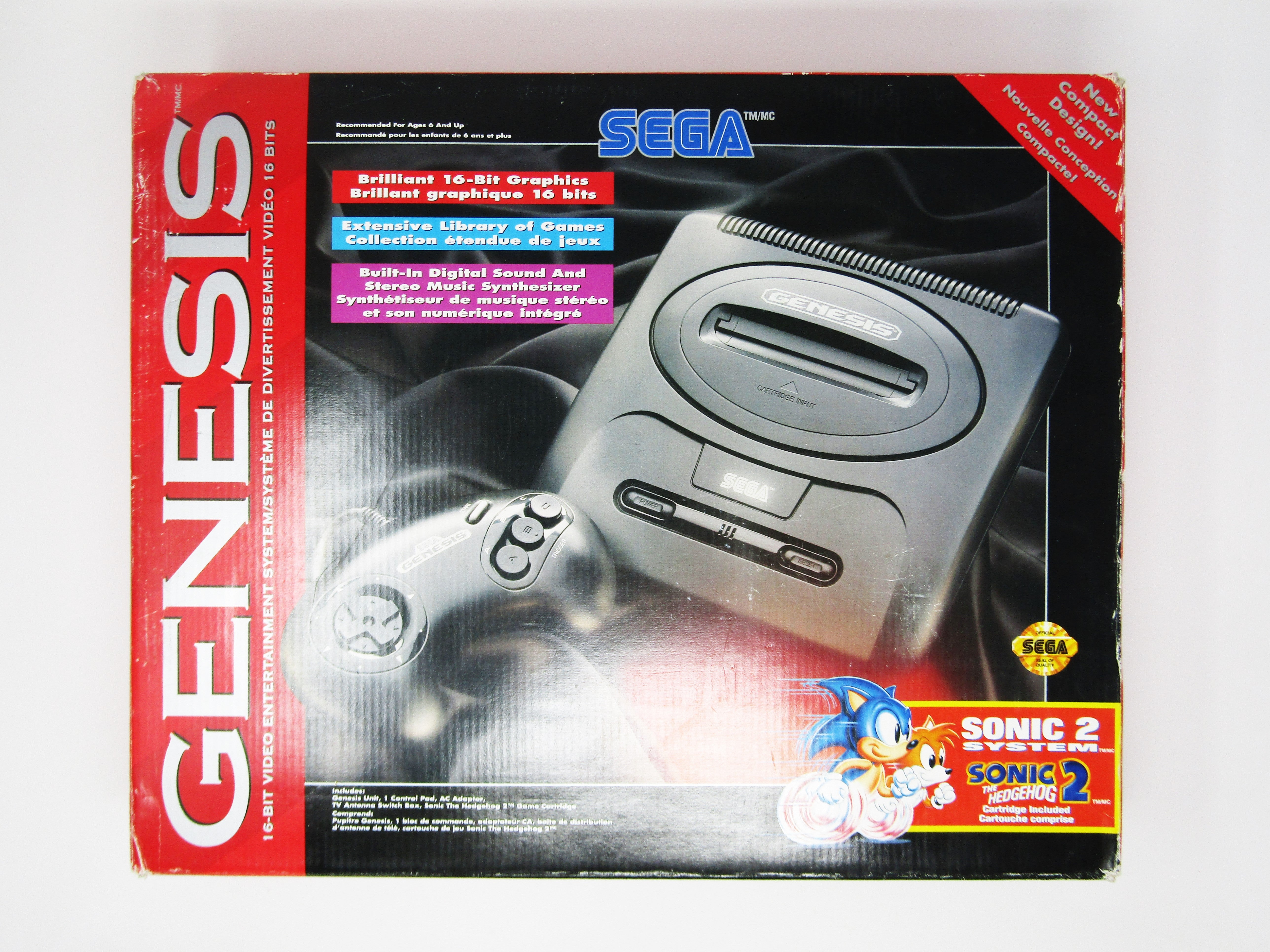 Sega Genesis System Model 2 [Sonic 2 Edition] – Retro MTL