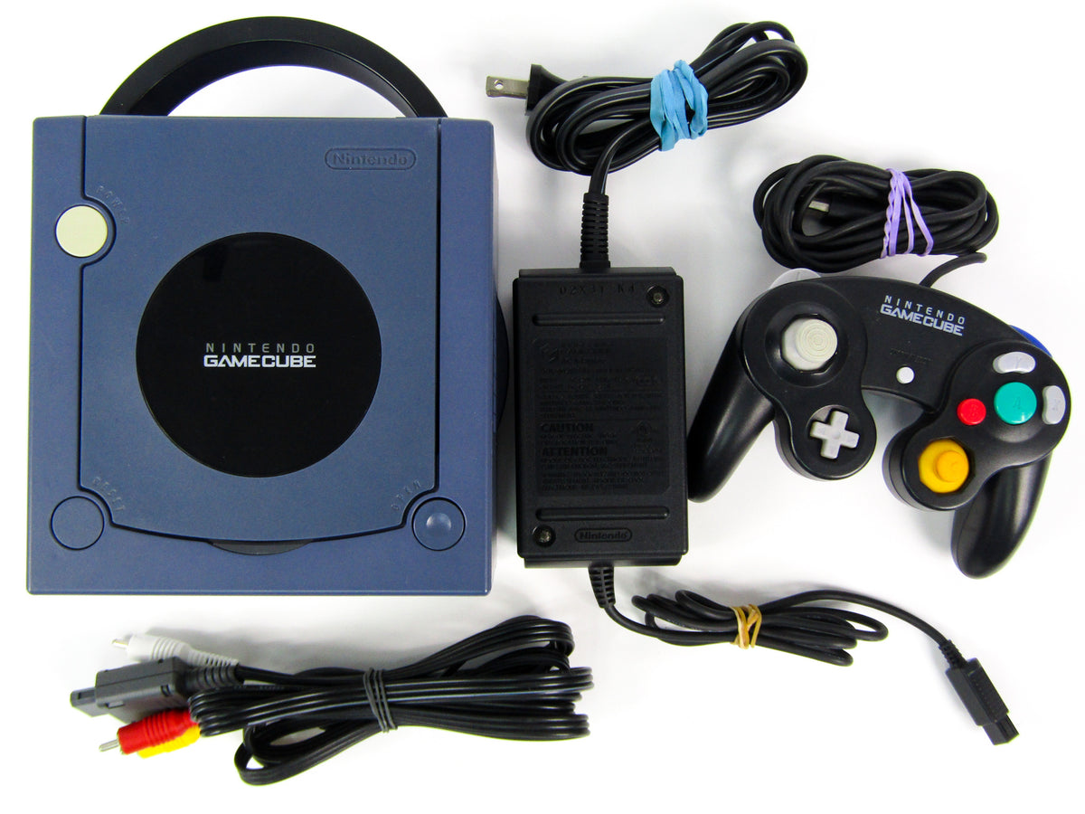 Nintendo GameCube System [DOL-001] Indigo with 1 Unassorted Controller ...