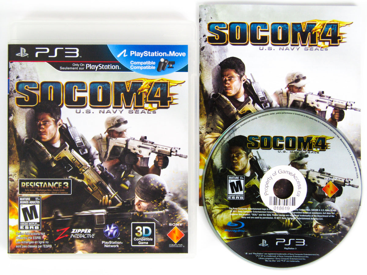 SOCOM 4: US Navy SEALs (Playstation 3 / PS3) – RetroMTL