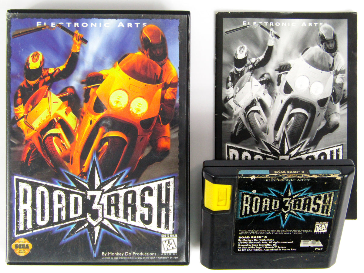Road Rash III 3 (Sega Genesis) – Retro MTL