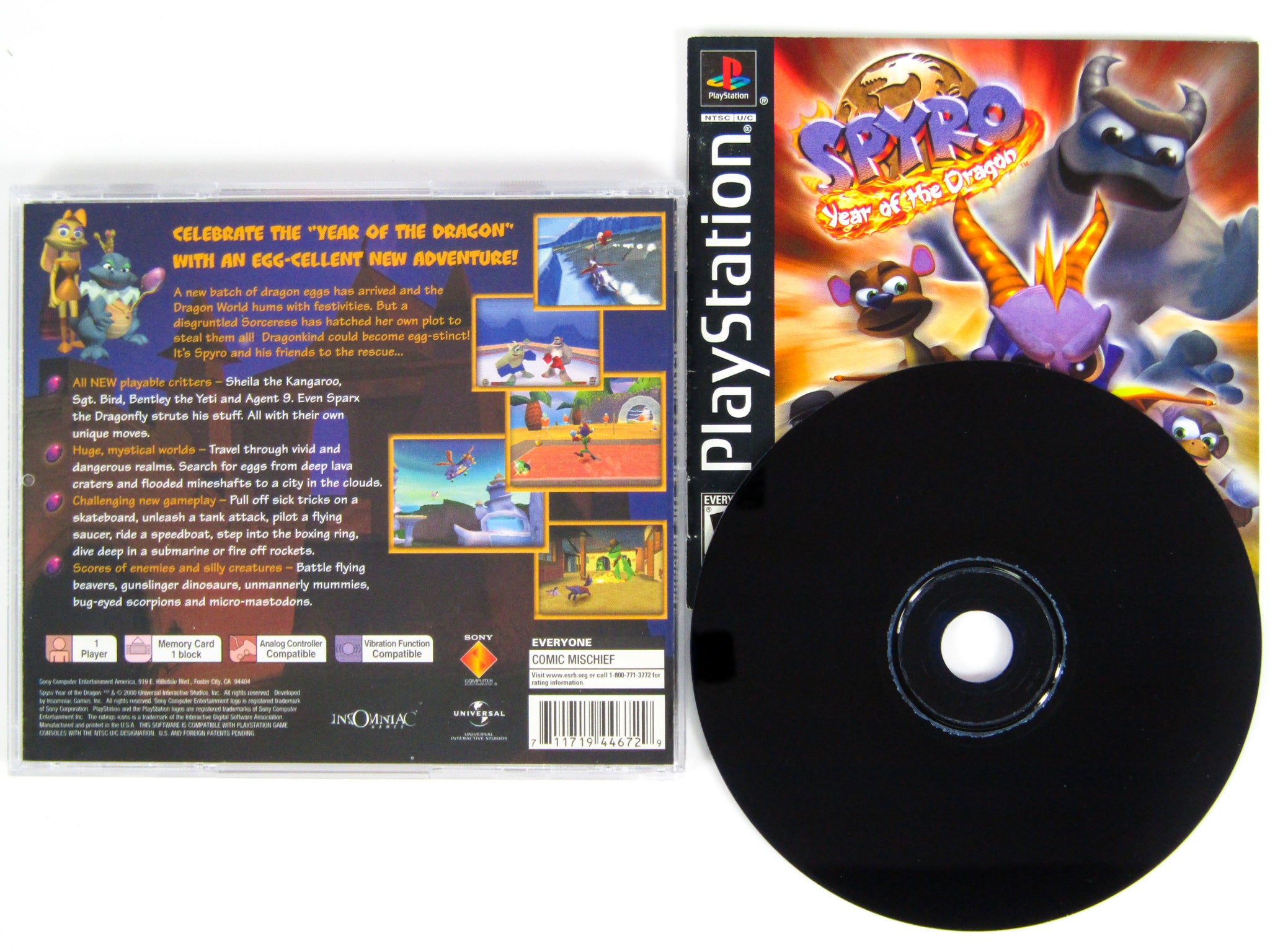 Spyro Year Of The Dragon Ps1