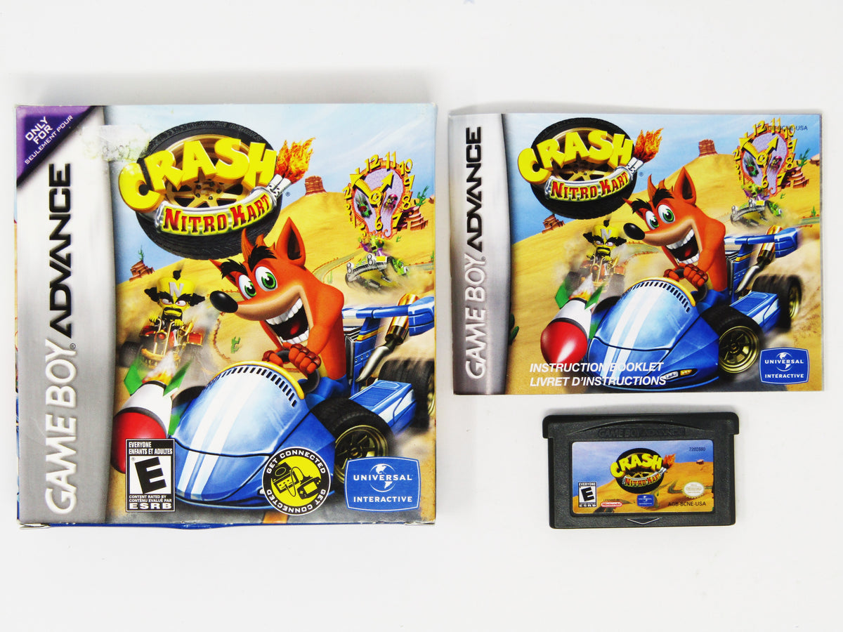 Crash Nitro Kart (Nintendo Game Boy Advance / GBA) – Retro MTL