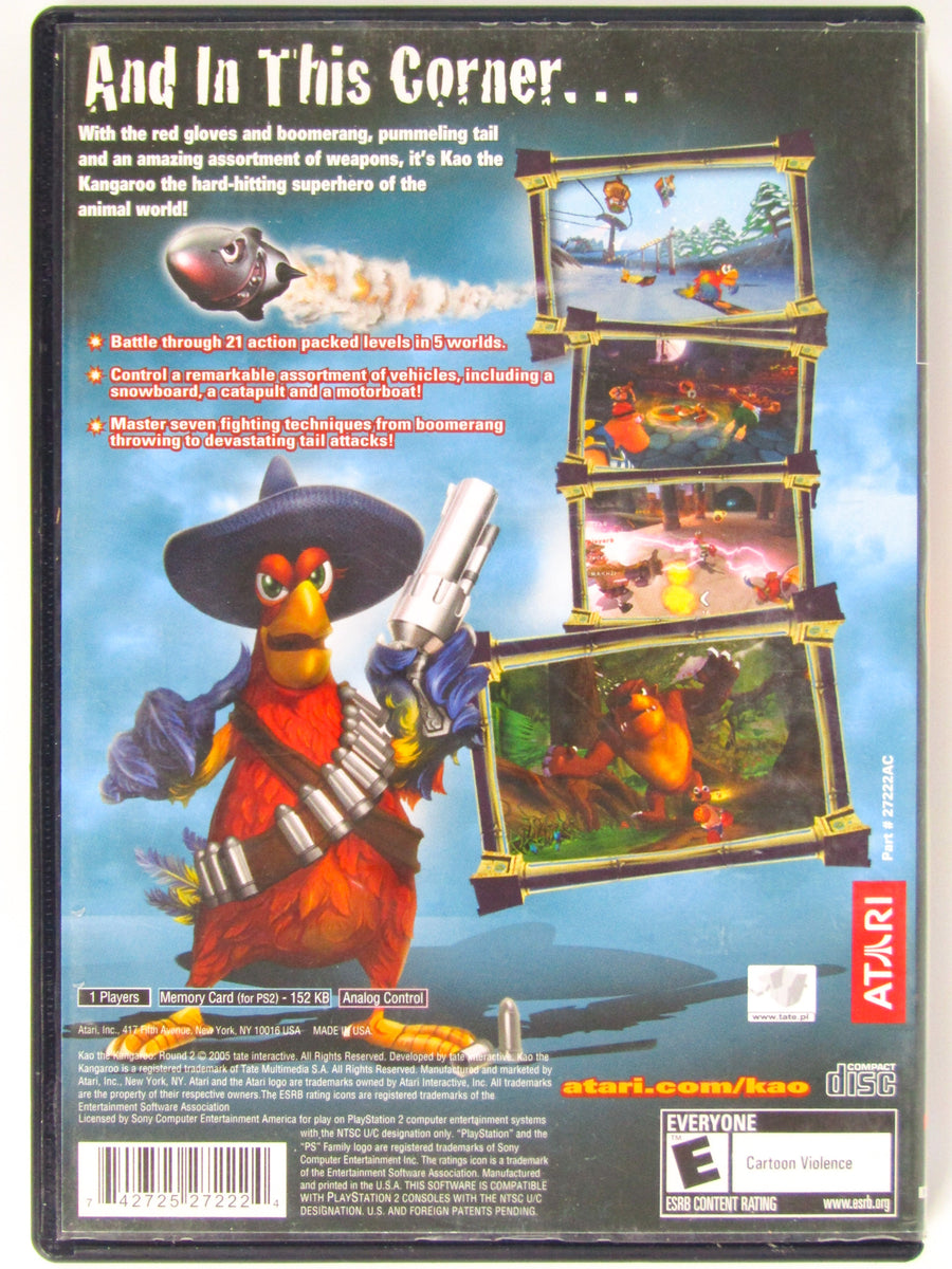 Kao The Kangaroo Round 2 (Playstation 2 / PS2) – RetroMTL