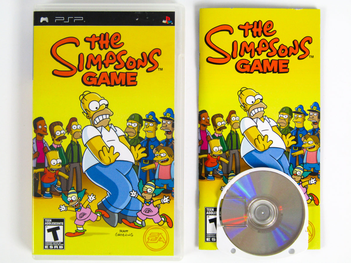 The Simpsons Game (PlayStation Portable / PSP) – Retro MTL