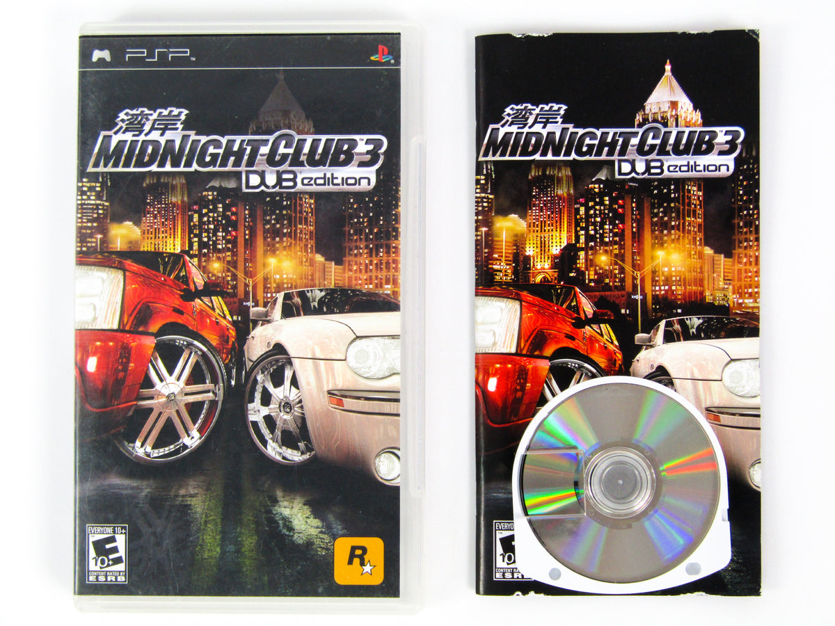 Midnight Club 3 DUB Edition (Playstation Portable / PSP) – RetroMTL