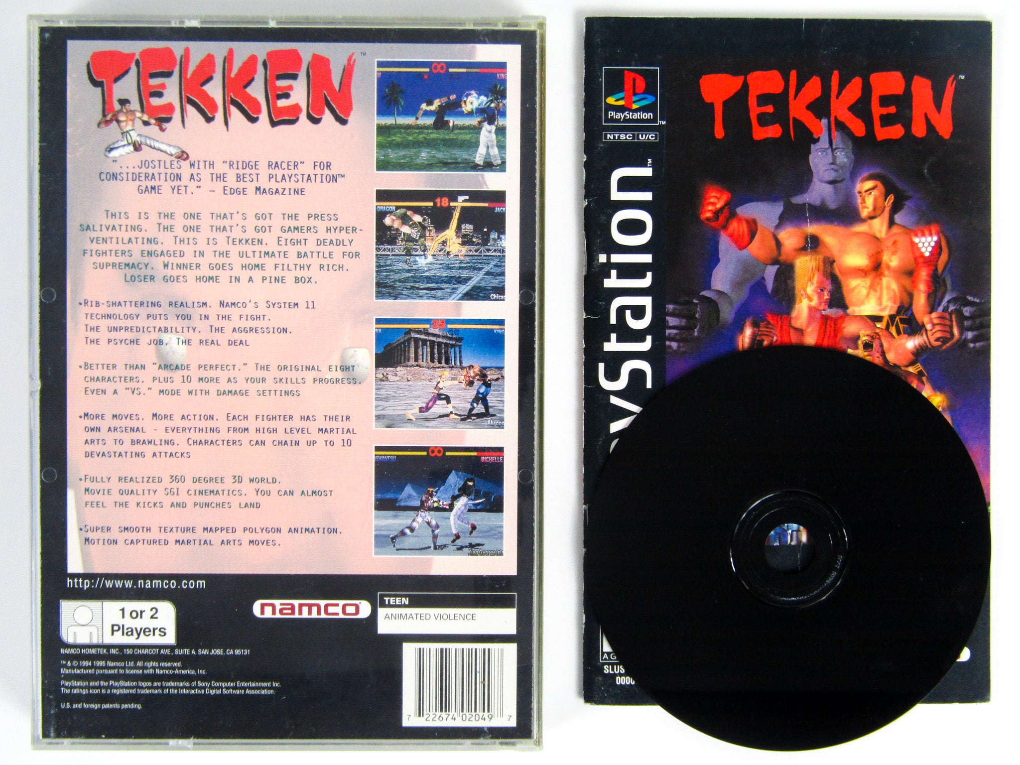 Tekken [Long Box] (PlayStation / PS1) – Retro MTL