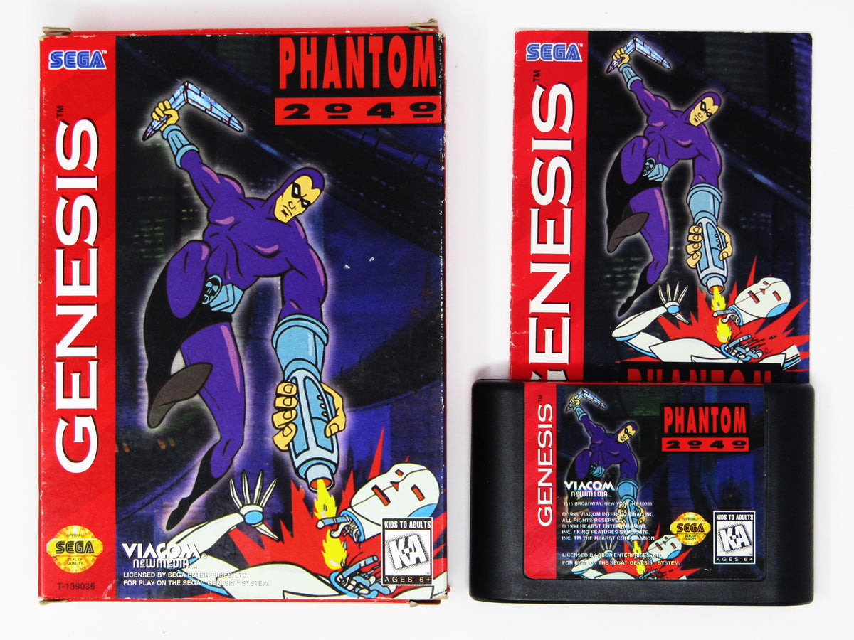 Phantom 2040 [Cardboard Box] (Sega Genesis) – Retro MTL