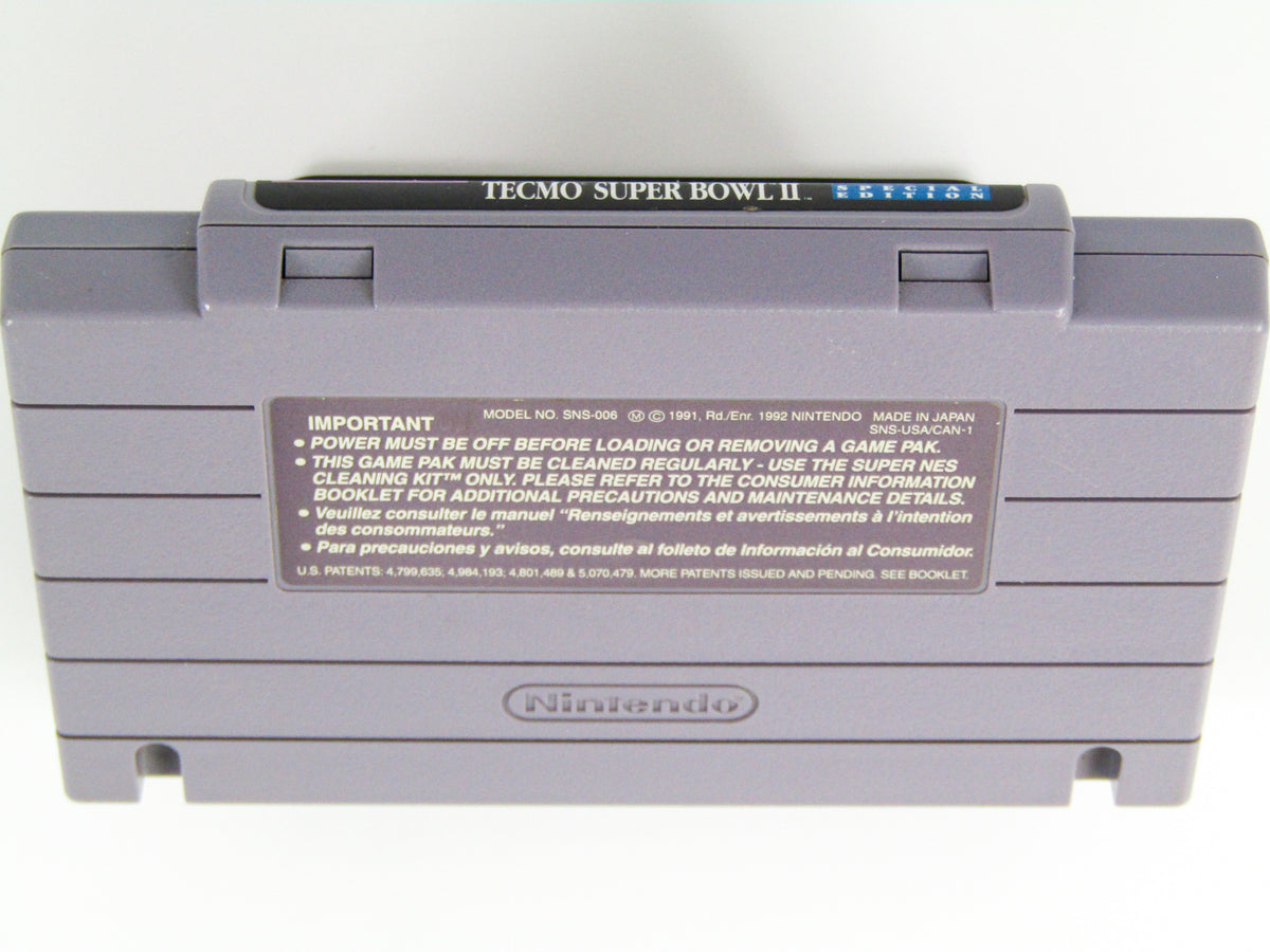 Tecmo Super Bowl II 2 Special Edition (Super Nintendo / SNES) – Retro MTL