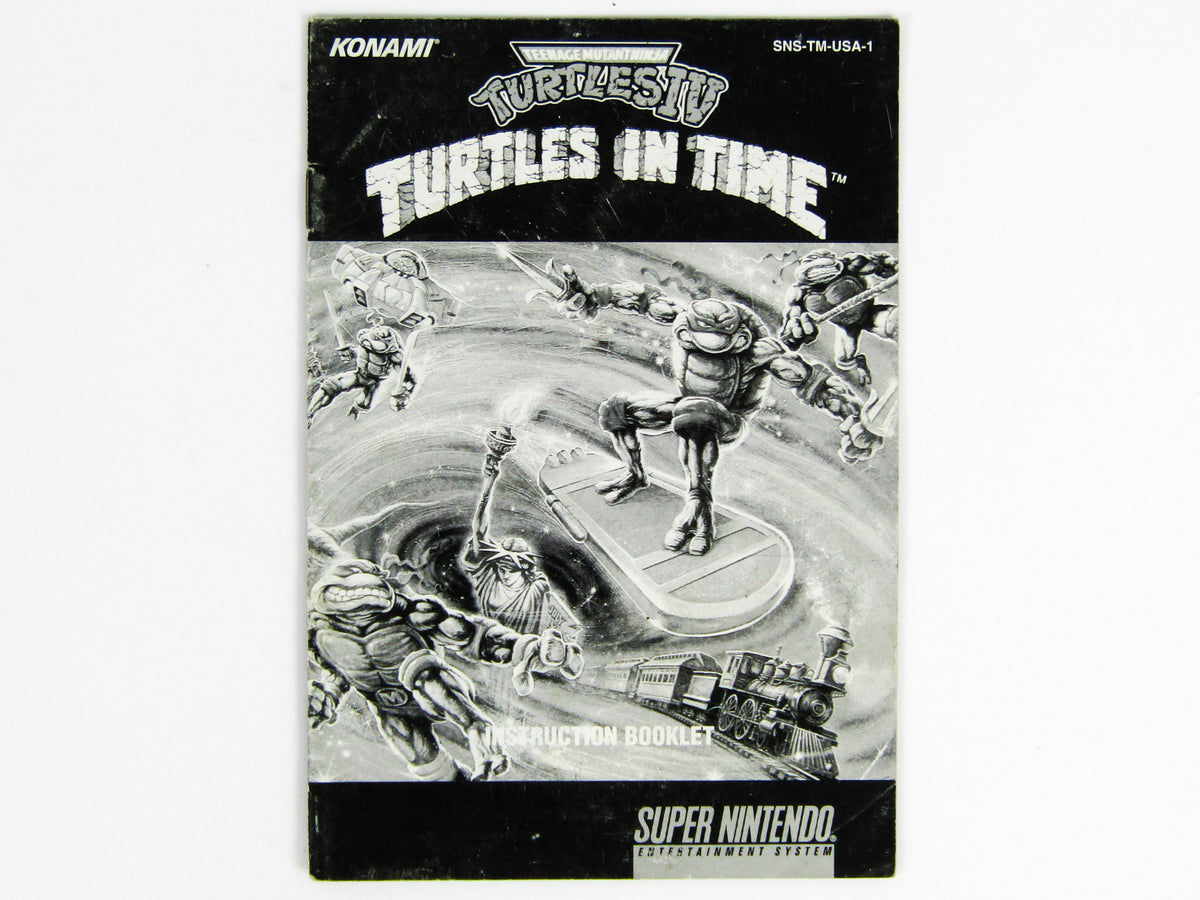 Teenage Mutant Ninja Turtles IV 4 Turtles In Time [Manual] (Super Nint ...