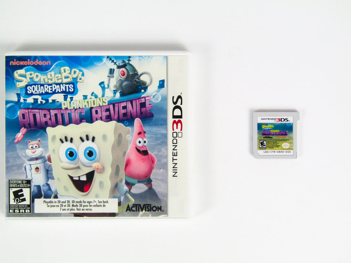 SpongeBob SquarePants: Plankton's Robotic Revenge (Nintendo 3DS) – RetroMTL
