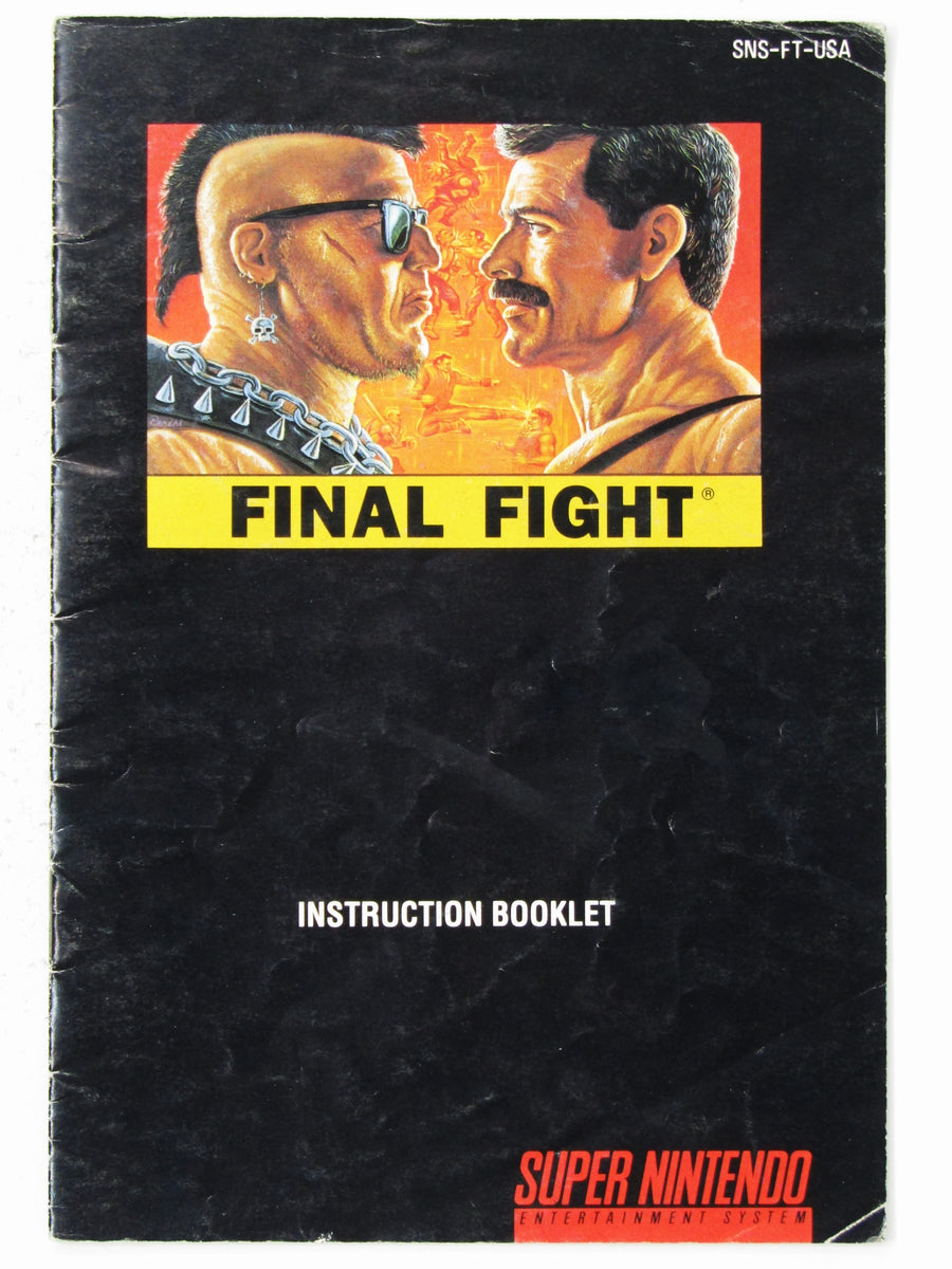 Final Fight [Manual] (Super Nintendo / SNES) – Retro MTL