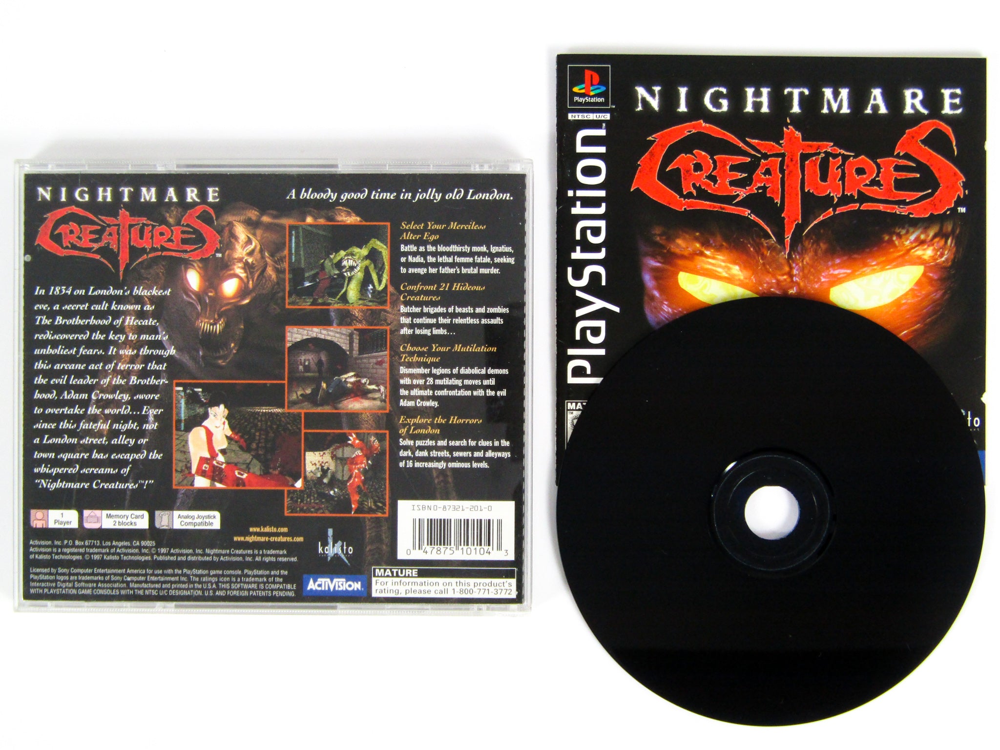 Nightmare Creatures (PlayStation / PS1) – Retro MTL