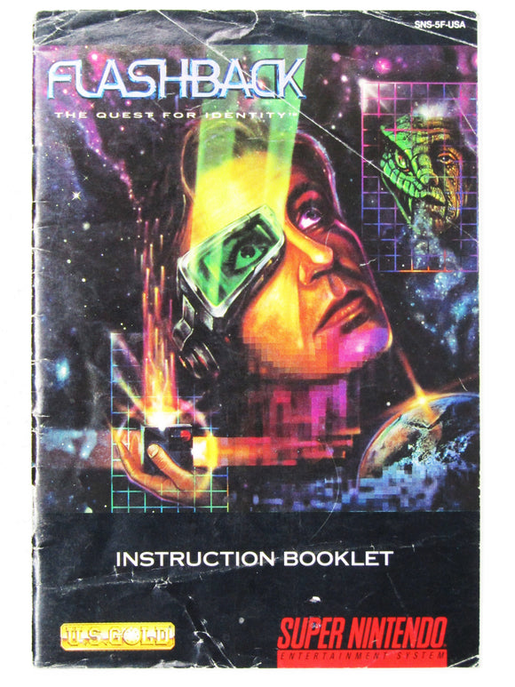 Flashback The Quest For Indentity [Manual] (Super Nintendo / SNES) – RetroMTL
