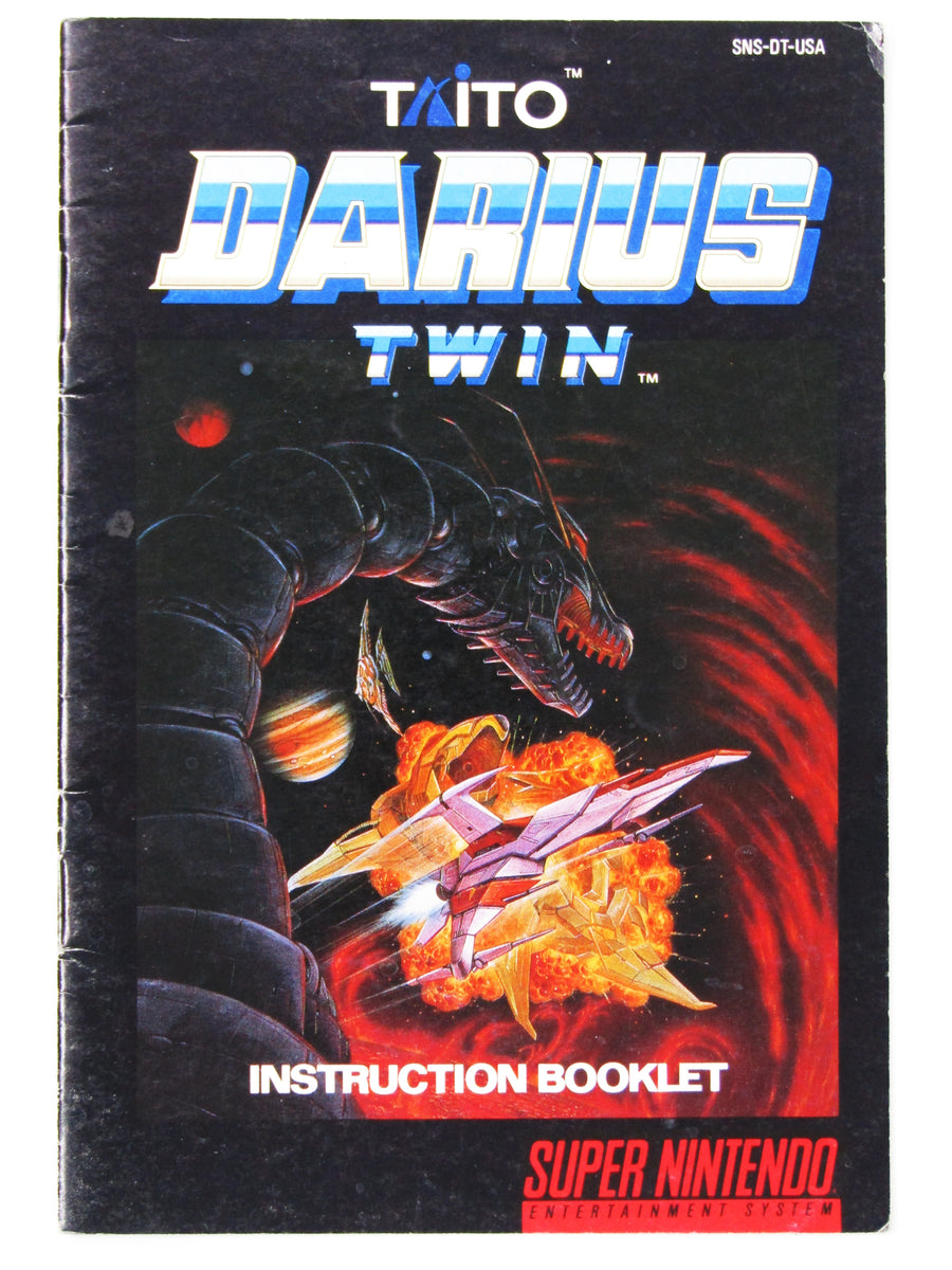 Darius Twin [Manual] (Super Nintendo / SNES) – Retro MTL