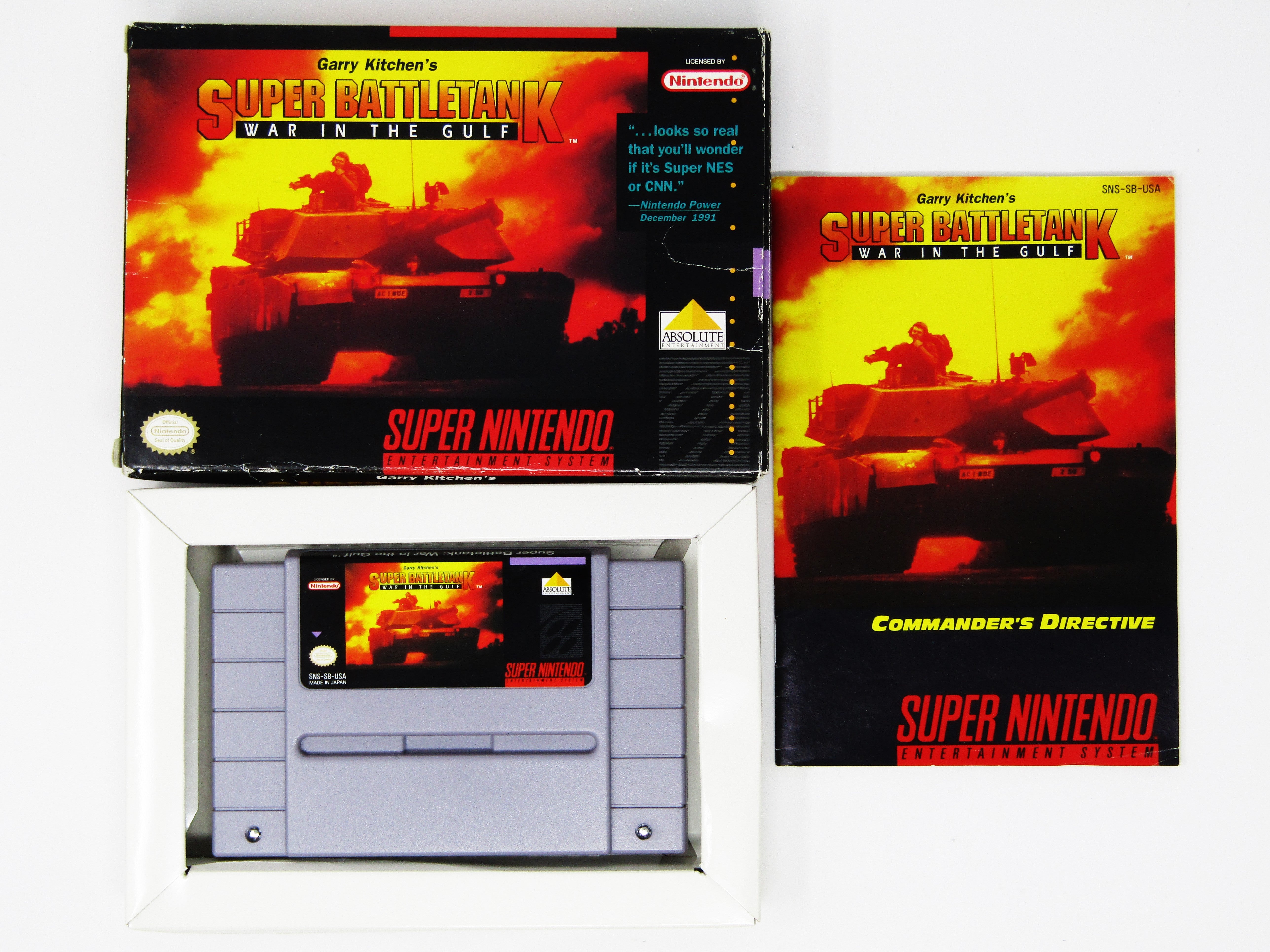 Super Battletank: War in the Gulf (Super Nintendo / SNES) – Retro MTL