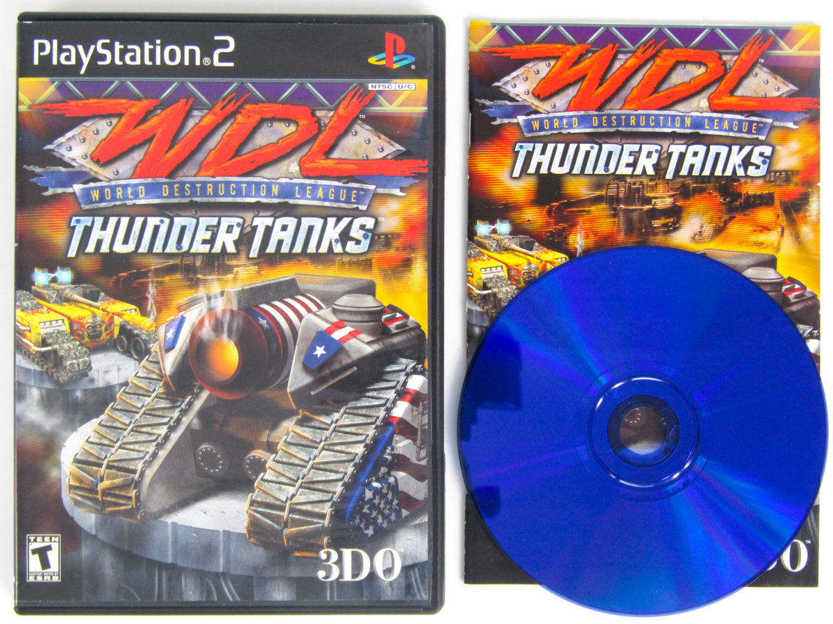 WDL Thunder Tanks (PlayStation 2 / PS2) – Retro MTL