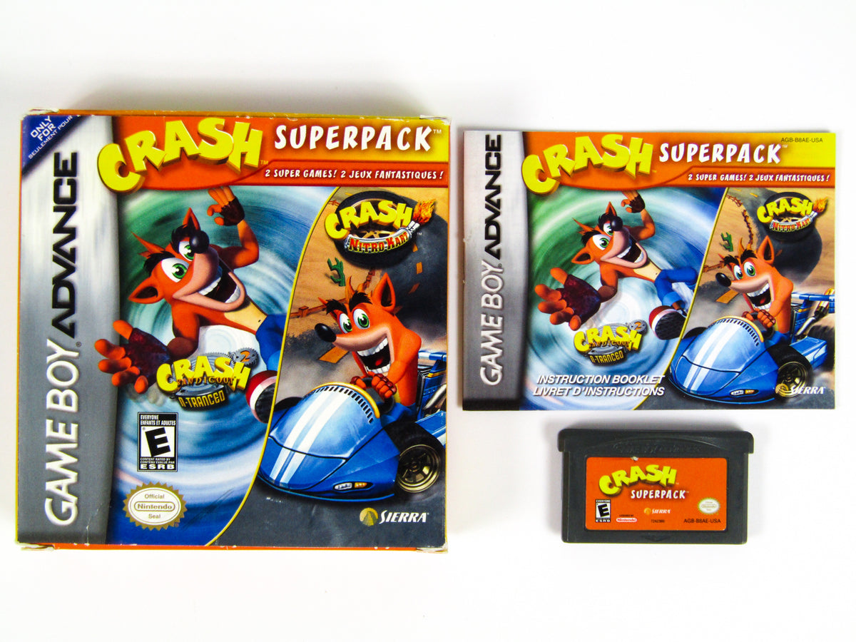 Crash Superpack (Game Boy Advance / GBA) – Retro MTL