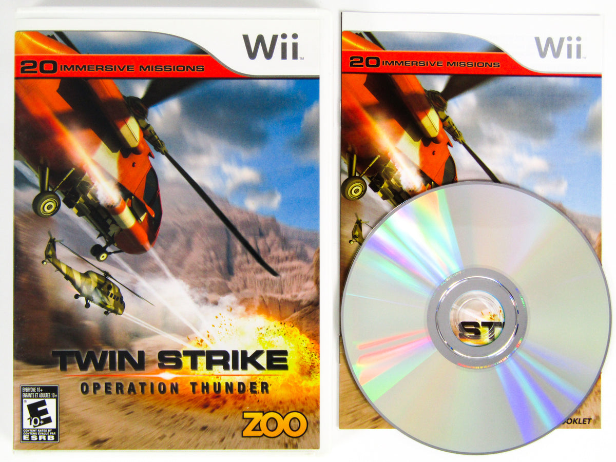 Twin Strike Operation Thunder (Nintendo Wii) – RetroMTL