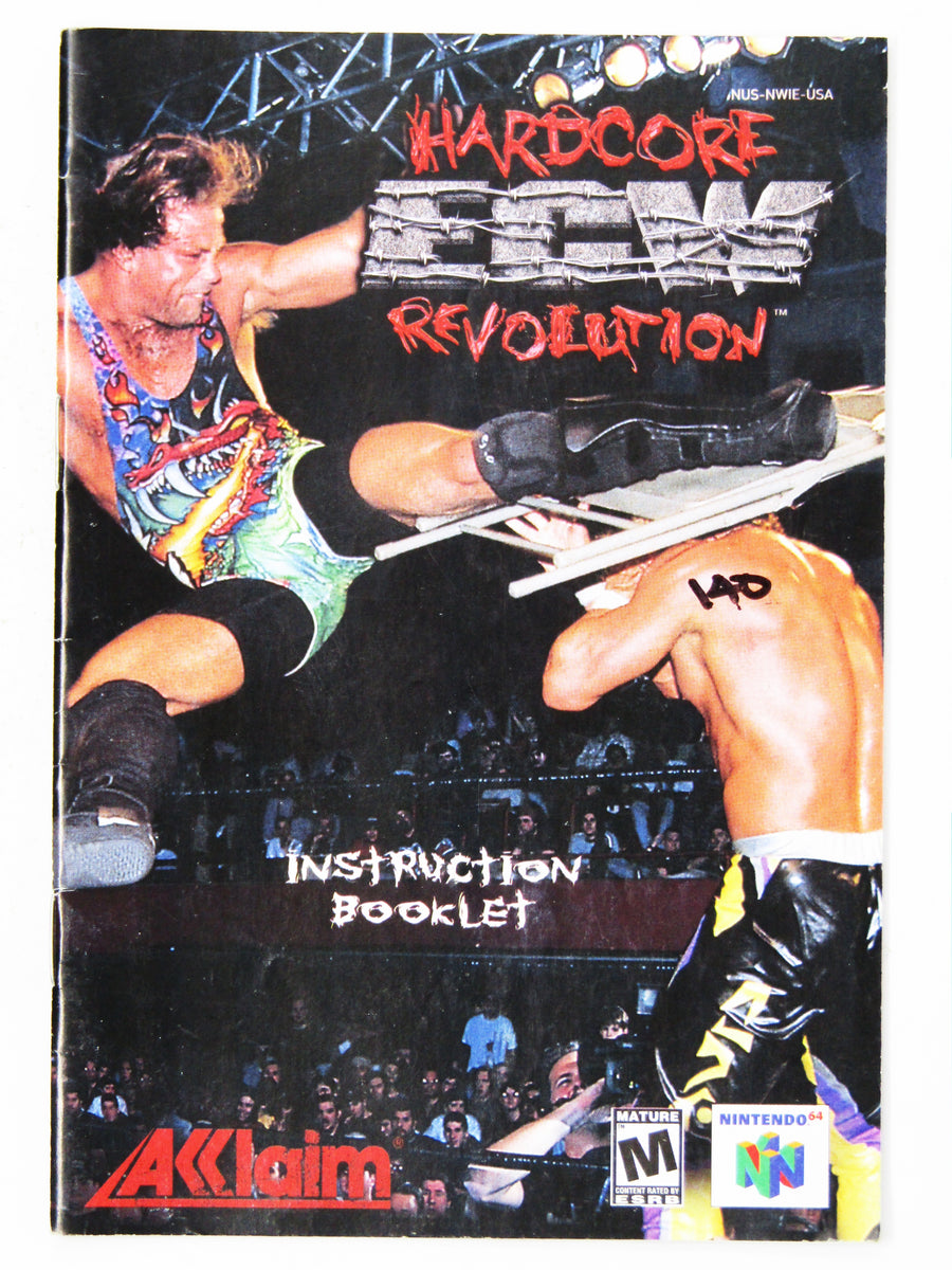 ECW Hardcore Revolution [Manual] (Nintendo 64 / N64) – Retro MTL