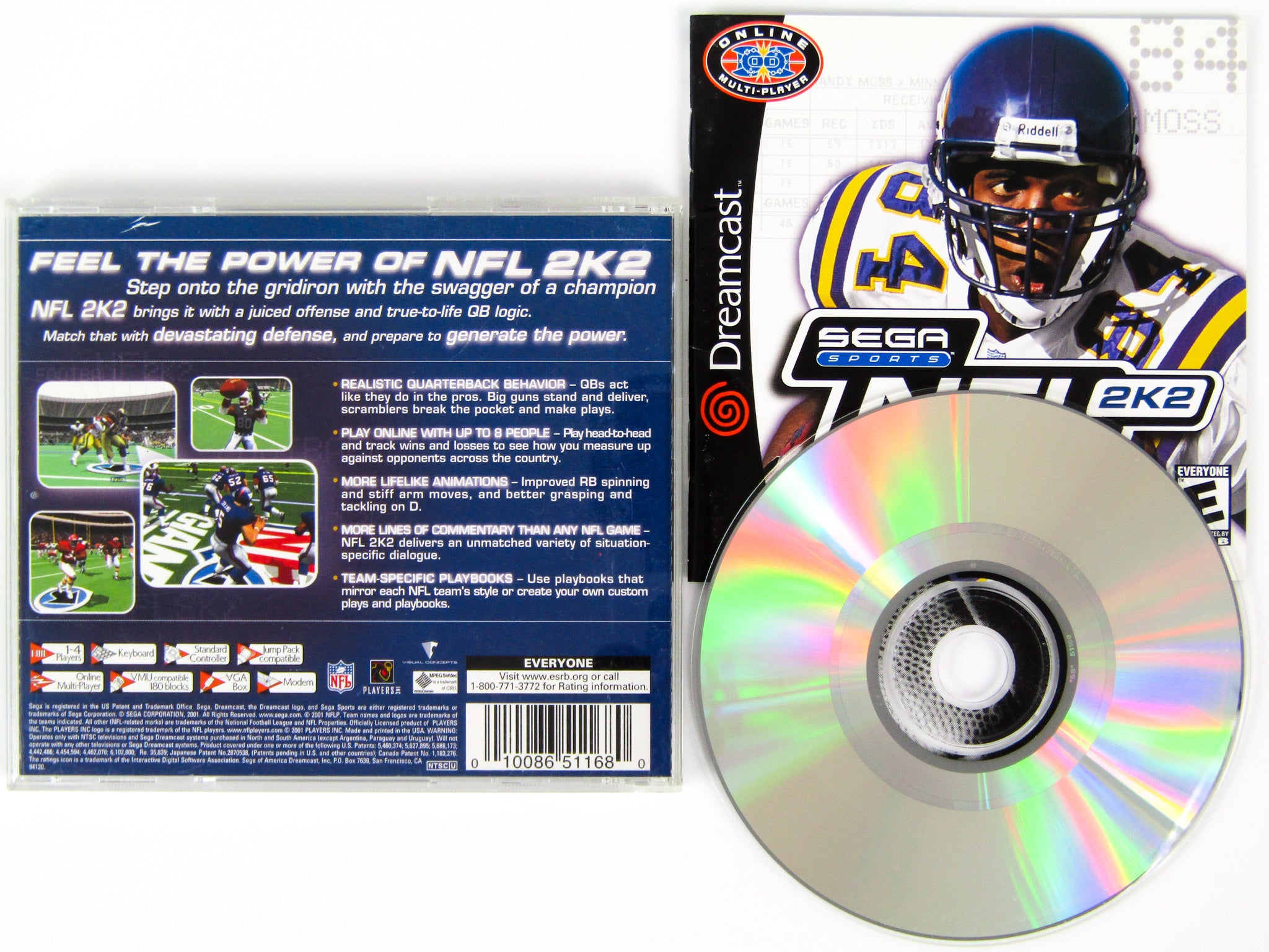 NFL 2K2 (Sega Dreamcast) – Retro MTL